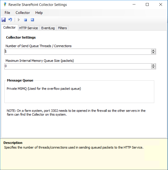 Install and Configure the SharePoint Collector